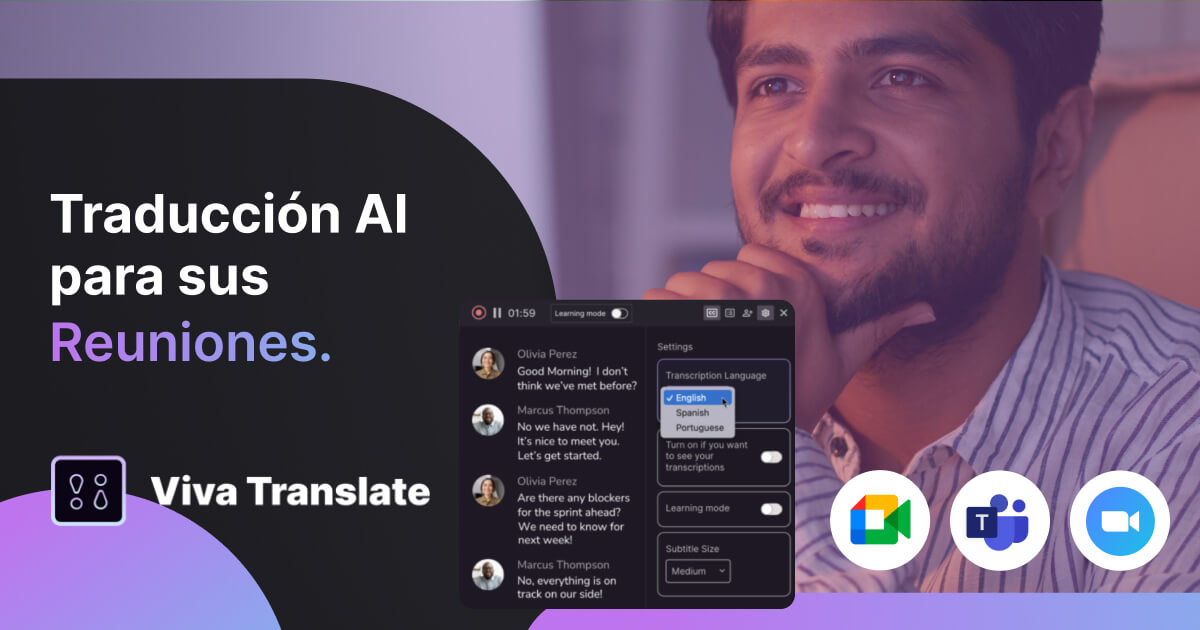 Viva Translate: Traducción en tiempo real con IA
